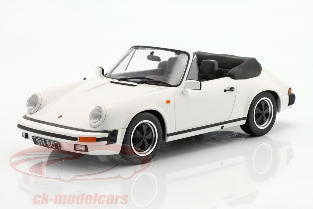 KK-Scale 1:18 Porsche 911 SC cabriolet bouwjaar 1983 Wit KKDC180751 ...