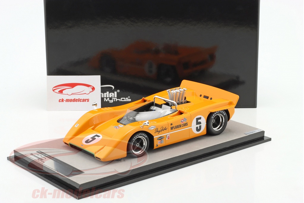 Tecnomodel 1:18 McLaren M8A #5 Sieger Road America Can-Am Champion 1968 D. Hulme TM18-252B ...