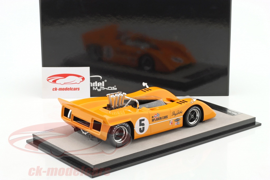 Tecnomodel 1:18 McLaren M8A #5 winnaar Road America Can-Am Champion 1968 D. Hulme TM18-252B ...