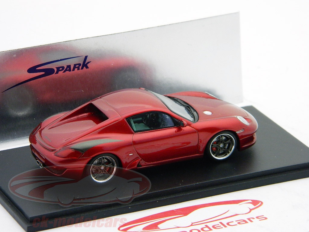 Spark 1:43 Porsche RUF RK Coupe 2006 red metallic S0709 model car S0709 ...