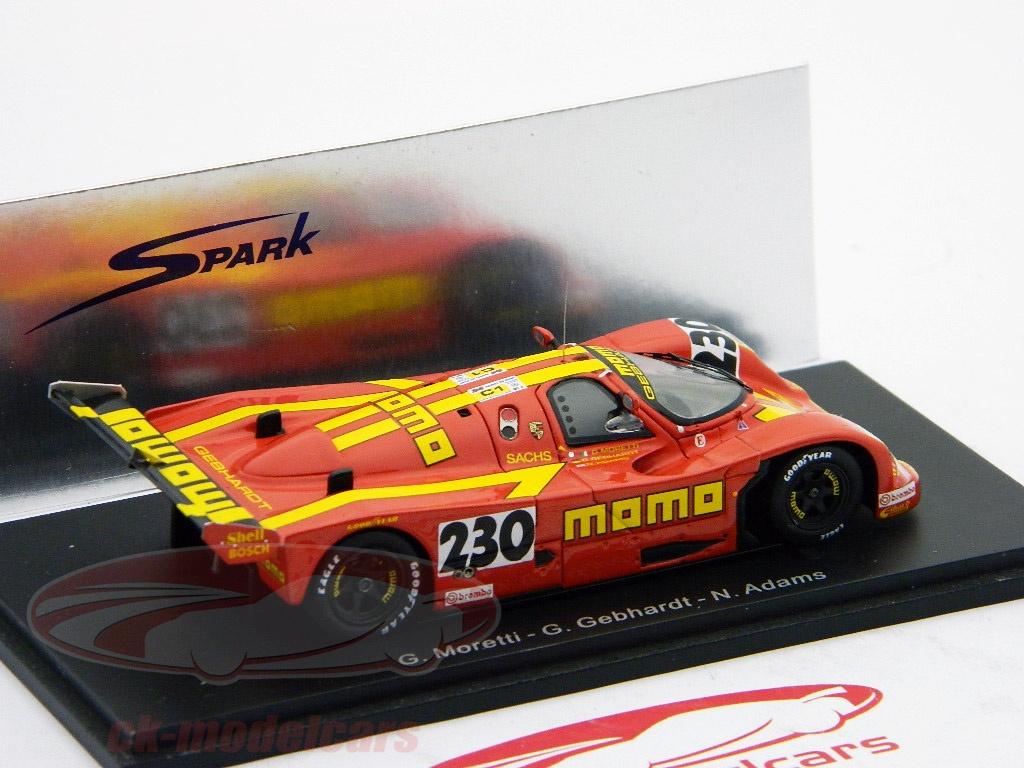 Spark 1:43 Porsche 962 #230 24h LeMans 1990 Moretti / Gebhardt / Adams ...