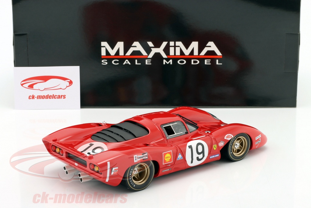 MAXIMA Scale Model 1:18 Ferrari 312 P #19 24h LeMans 1969 Chris Amon ...