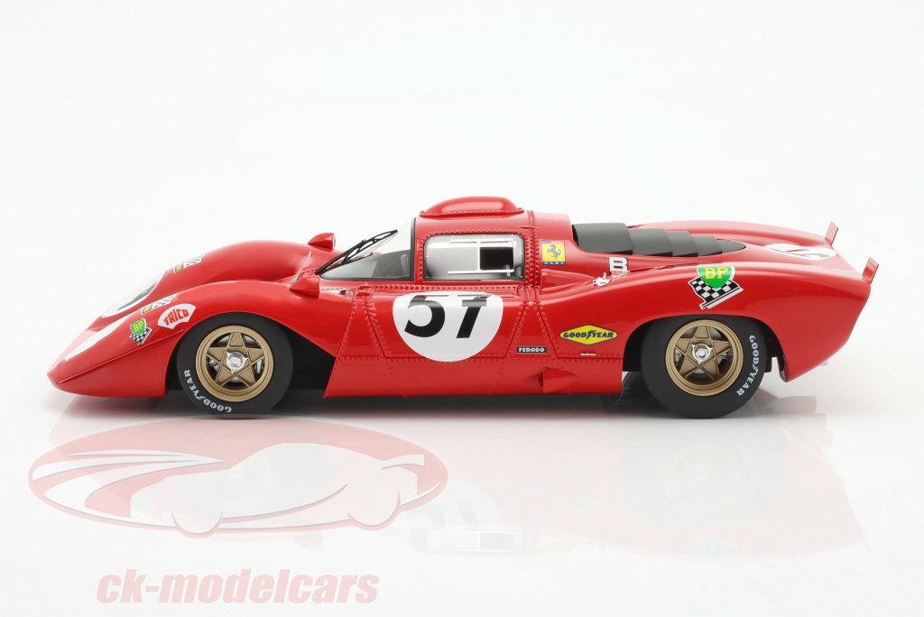 MAXIMA Scale Model 1:18 Ferrari 312 P #57 24h LeMans 1970 C. Parsons, T ...
