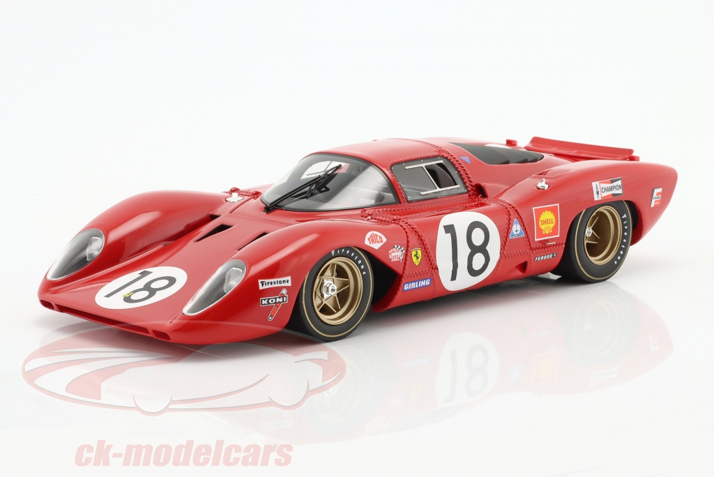 MAXIMA Scale Model 1:18 Ferrari 312 P #18 24h LeMans 1969 Pedro ...