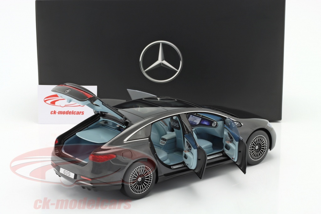 NZG 1:18 Mercedes-Benz EQS (V297) year 2022 graphite grey B66960573 ...