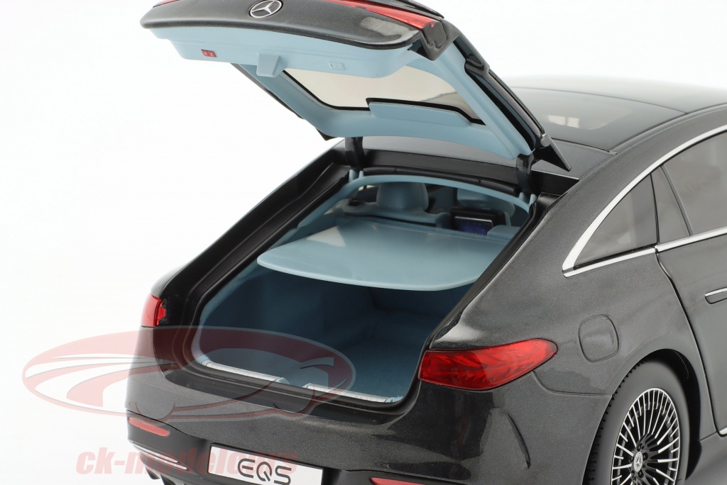 NZG 1:18 Mercedes-Benz EQS (V297) year 2022 graphite grey B66960573 ...