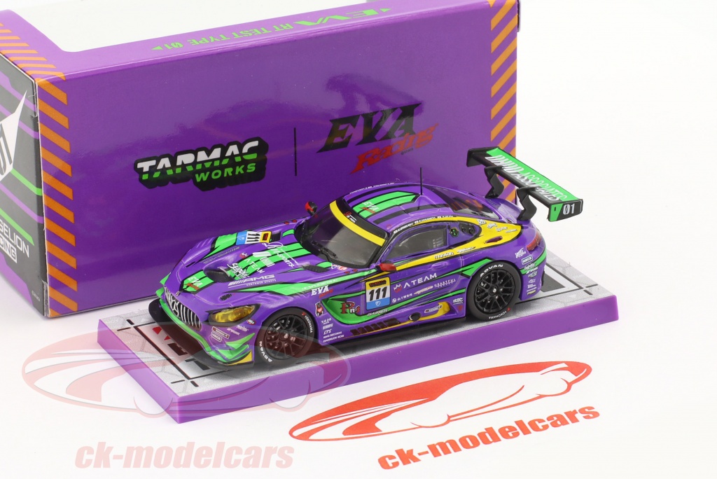 Tarmac Works 1:64 Mercedes-Benz AMG GT3 EVA Racing #111 mit Container ...