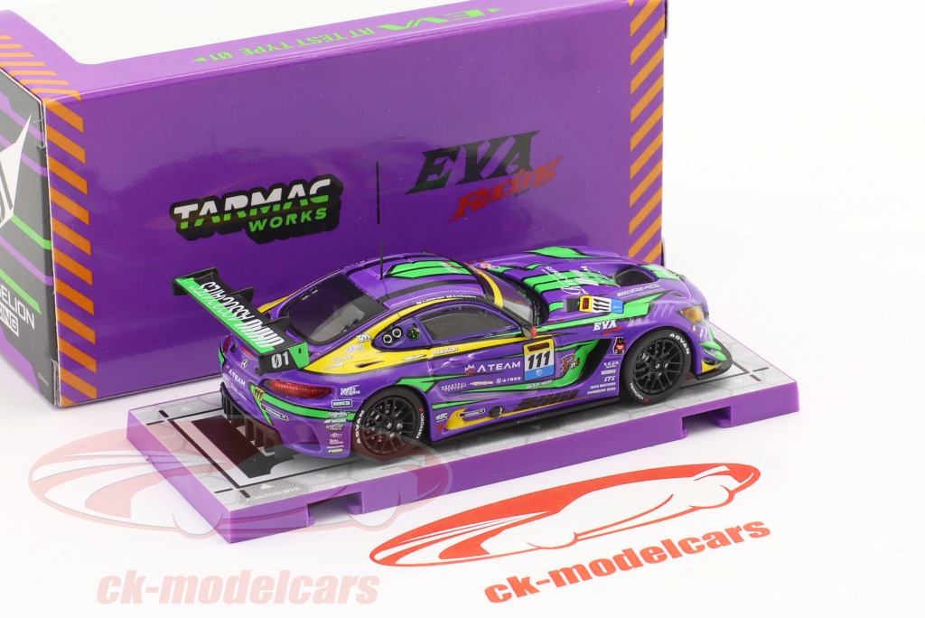 Tarmac Works 1:64 Mercedes-Benz AMG GT3 EVA Racing #111 mit Container ...