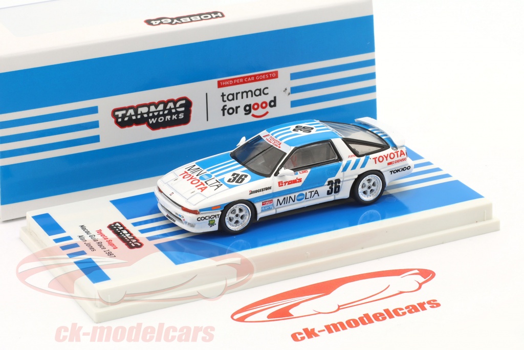 Tarmac Works 1:64 Toyota Supra #36 Macau Guia Race 1987 A. Jones T64 ...