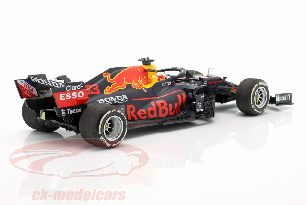 Minichamps 1:18 M. Verstappen Red Bull RB16B #33 勝者 フランス GP F1 世界チャンピオン ...