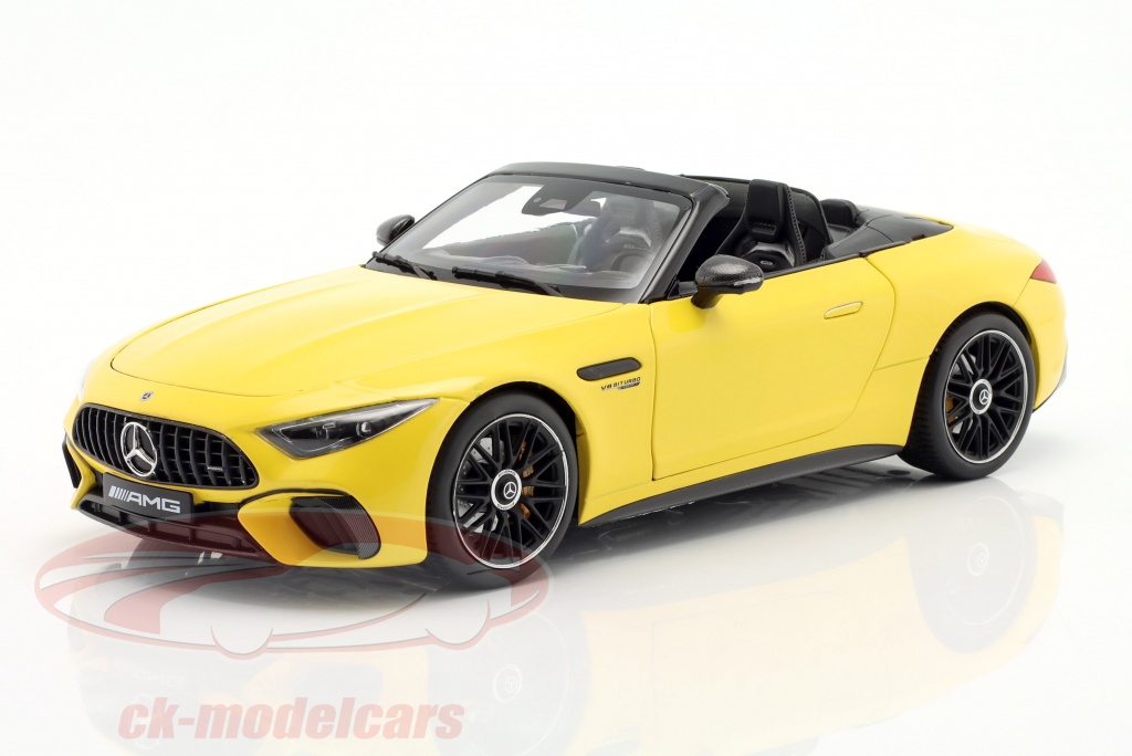 iScale 1:18 Mercedes-Benz AMG SL 63 4Matic+ (R232) sonnen gelb 180052 ...