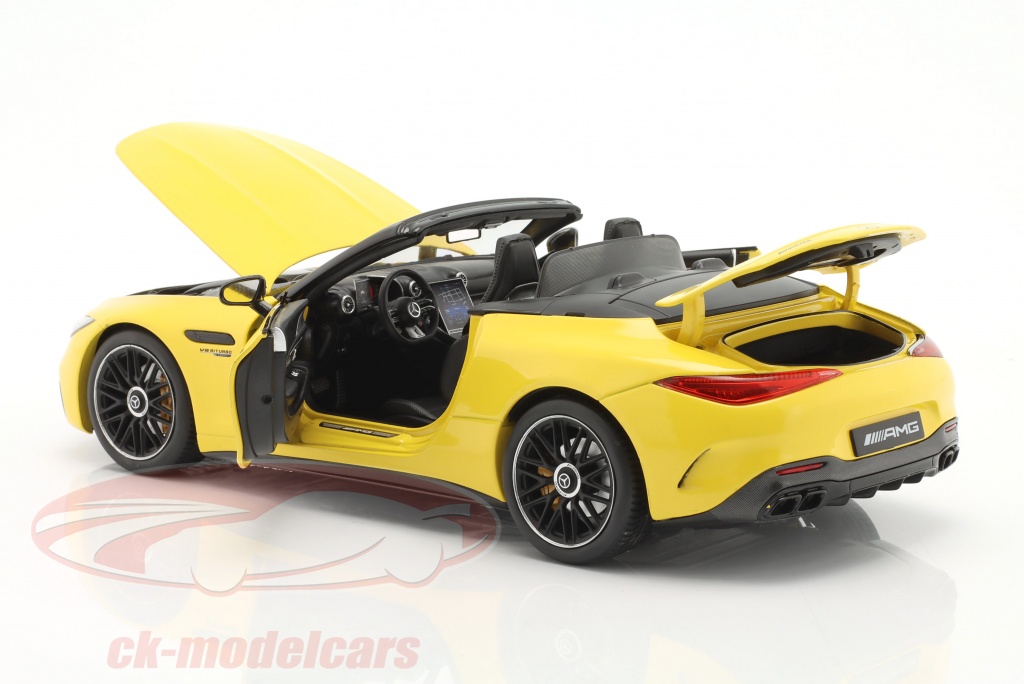 iScale 1:18 Mercedes-Benz AMG SL 63 4Matic (R232) to sunbathe yellow ...