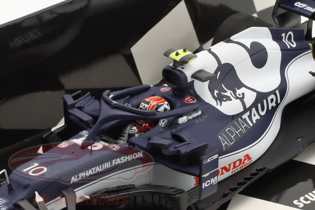 Minichamps 1:43 Pierre Gasly AlphaTauri AT02 #10 3rd Azerbaijan GP F1 ...