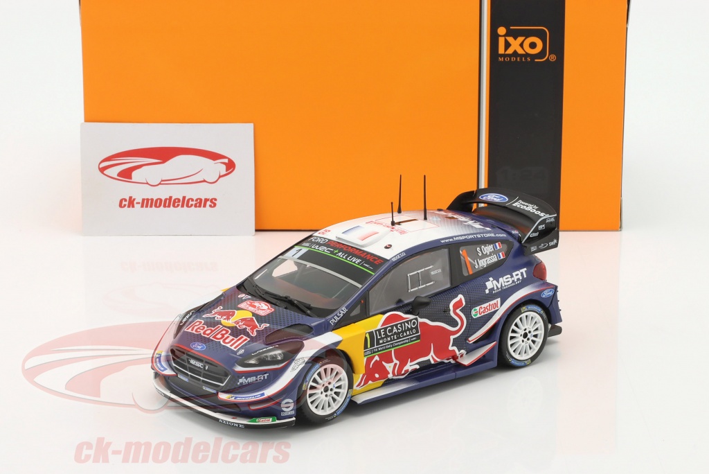 Ixo 1:24 Ford Fiesta WRC #1 优胜者 Rallye Monte Carlo 2018 Ogier ...