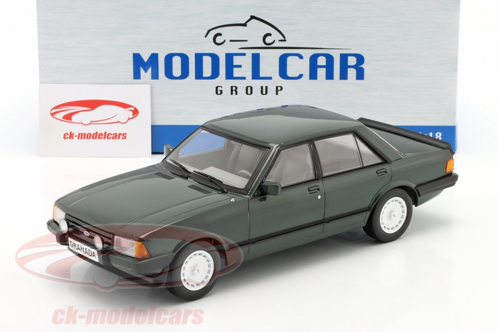 ModelCarGroup 1:18 Ford Granada MK2 2.8 Injection dark green metallic ...
