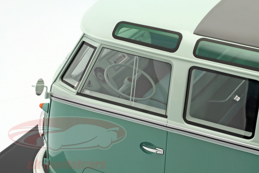 Schuco 1:8 Volkswagen VW T1b samba turchese / verde 450051000 modello ...