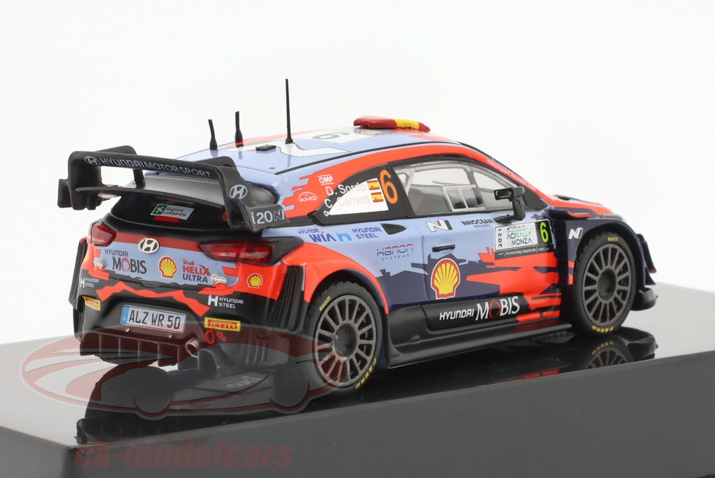 Ixo 1:43 Hyundai i20 Coupe WRC #6 3rd rally Monza 2021 Sordo, Carrera RAM824A model car RAM824A ...