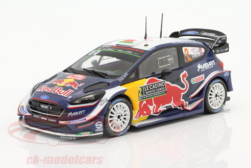 Ixo 1:24 Ford Fiesta WRC #2 Rallye Monte Carlo 2018 E. Evans, D ...