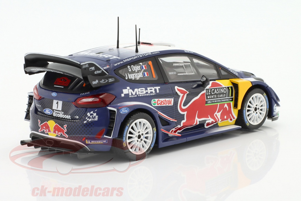 Ixo 1:24 Ford Fiesta WRC #1 优胜者 Rallye Monte Carlo 2018 Ogier ...