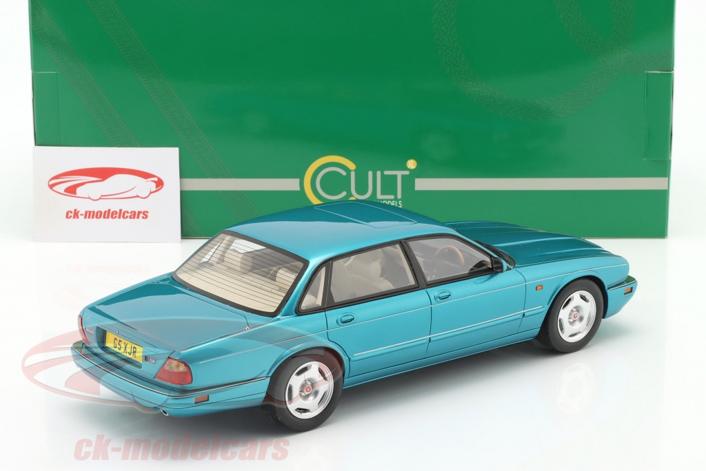 Cult Scale Models 1:18 Jaguar XJR X300 year 1995 turquoise metallic ...