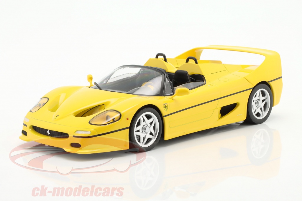 KK-Scale 1:18 Ferrari F50 Cabrio year 1995 yellow KKDC180952 model car KKDC180952 4260699761859
