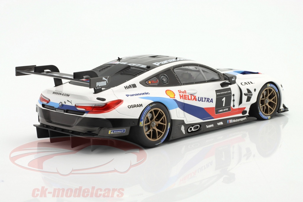 Minichamps 1:18 BMW M8 GTE #1 Mission 8 2019 modelo especial de BMW ...
