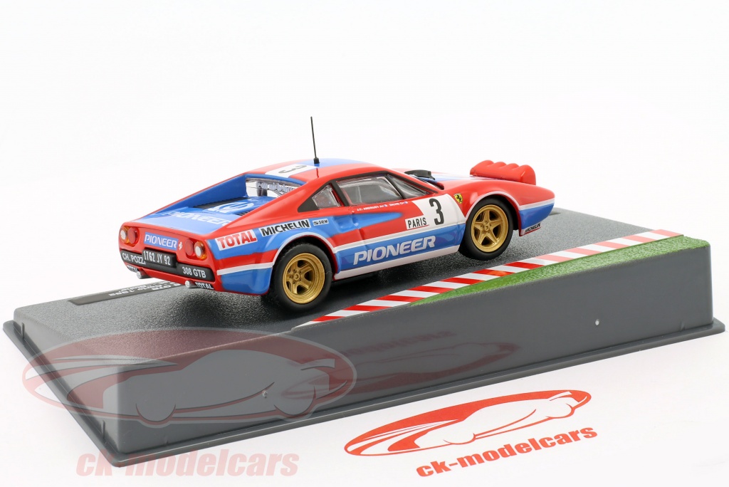 Altaya 1:43 Ferrari 308 GTB #3 Rallye Monte Carlo 1982 Andruet, Biche ...
