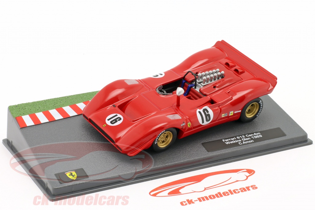 Altaya 1:43 Ferrari 612 #16 Can-Am Watkins Glen 1969 C. Amon CK77936 ...