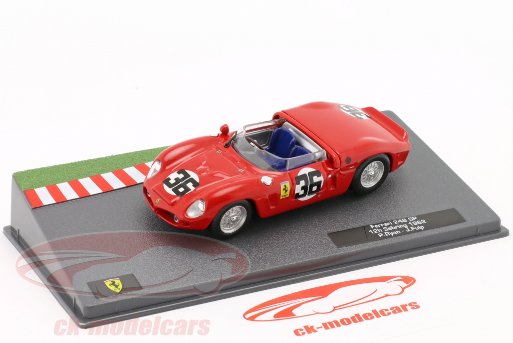 Altaya 1:43 Ferrari 248 SP #36 12h Sebring 1962 R. Ryan, J. Fulp ...