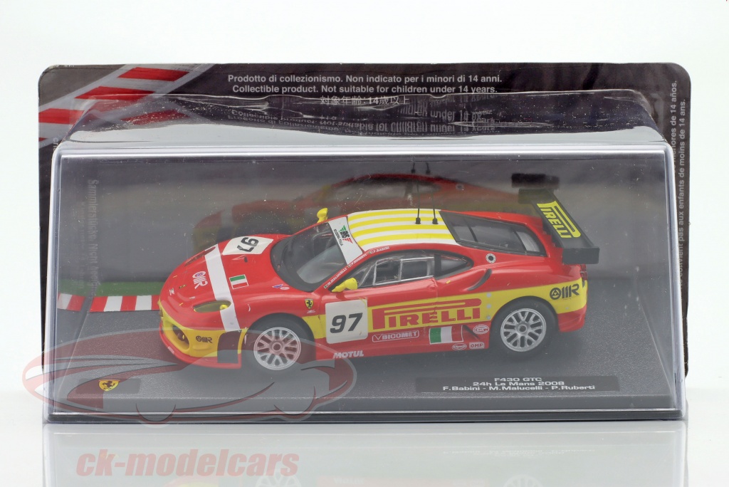 Altaya 1:43 Ferrari F430 GTC #97 24h LeMans 2008 Ruberti, Babini ...