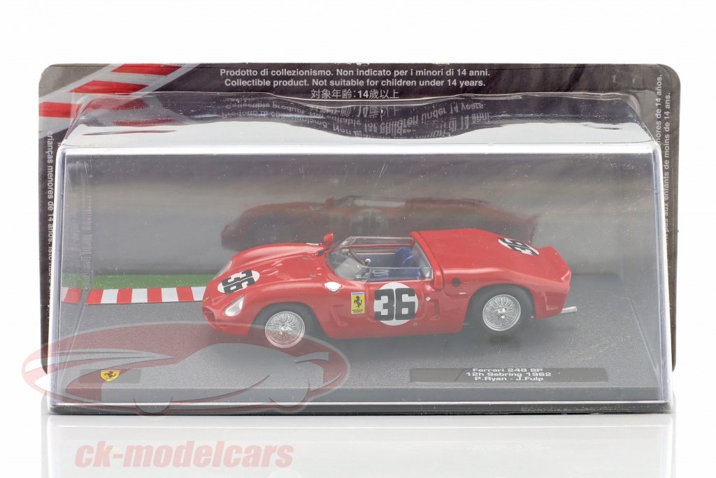 Altaya 1:43 Ferrari 248 SP #36 12h Sebring 1962 R. Ryan, J. Fulp ...