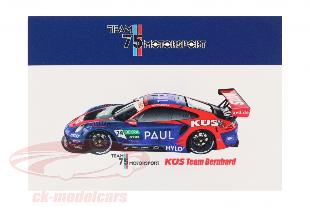 Team75 sticker Porsche 911 GT3 R #24 DTM 2022 T75-22-810 T75-22-810