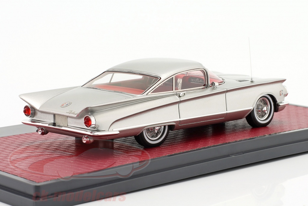 Matrix 1:43 Buick Skylark 3 XP-75 Pininfarina 建設年 1959 銀 MX50206-072 ...