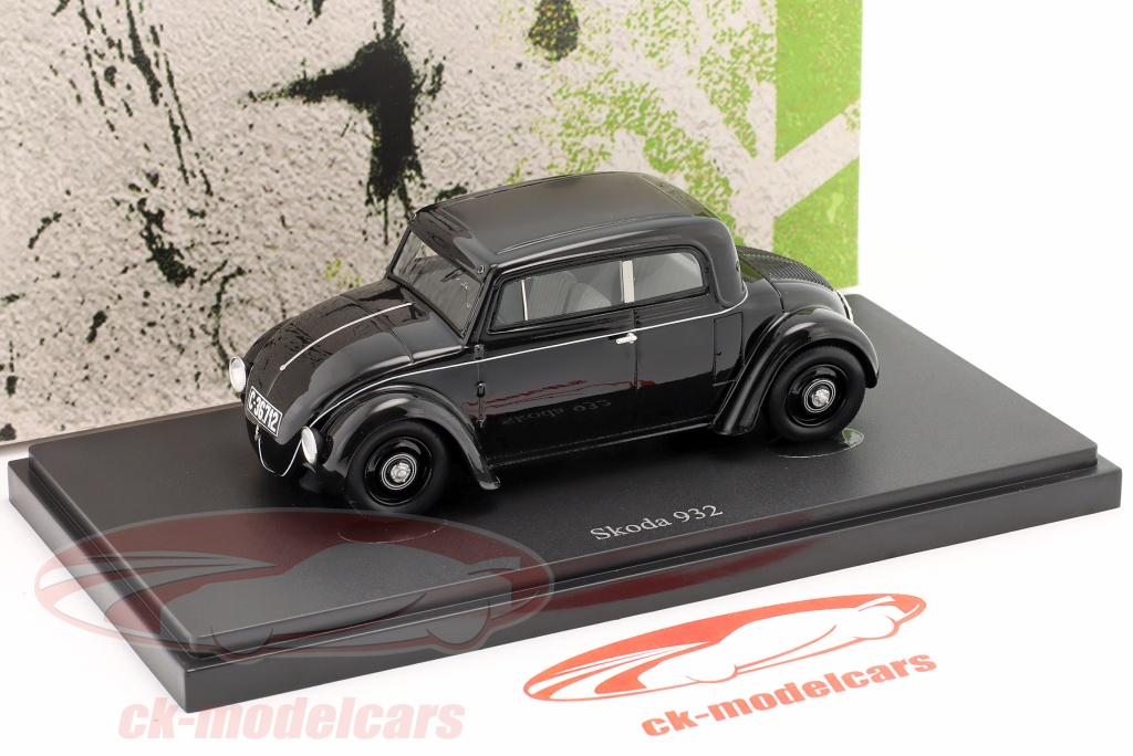 AutoCult 1:43 Skoda 932 year 1932 black 06052 model car 06052