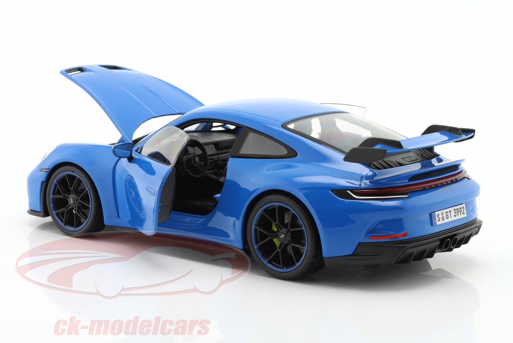 Maisto 1:18 Porsche 911 (992) GT3 Baujahr 2022 shark blue 36458 ...