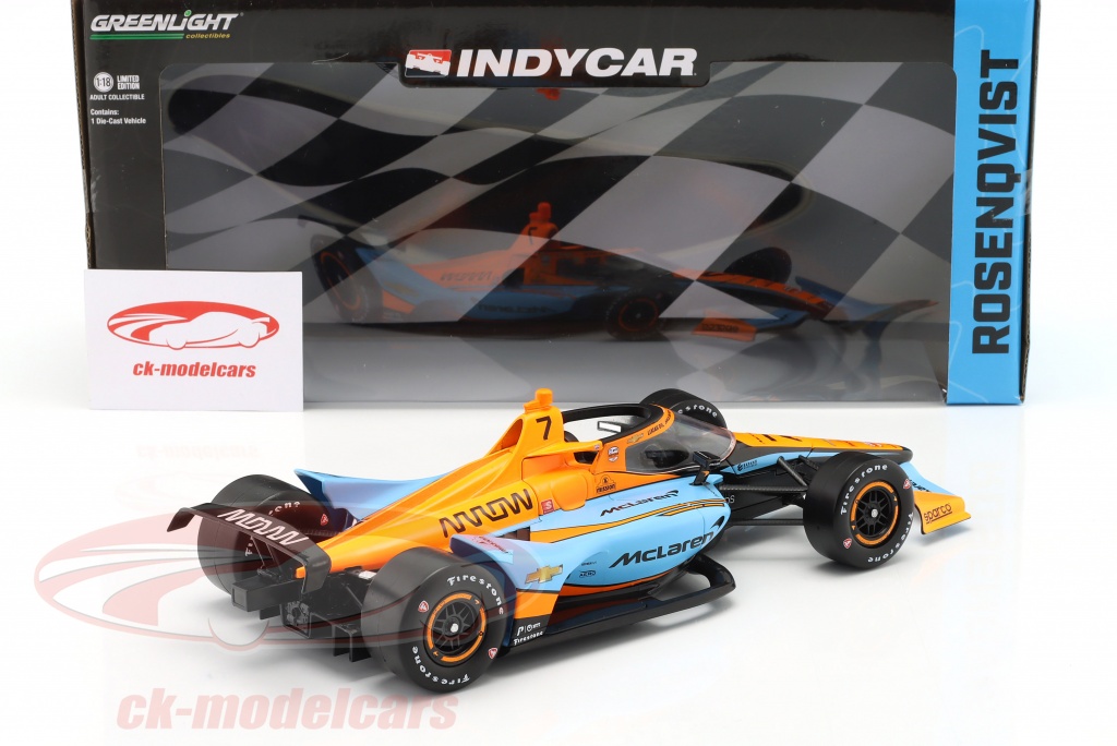 Greenlight 1:18 Felix Rosenqvist Chevrolet #7 IndyCar Series 2022 11149 ...