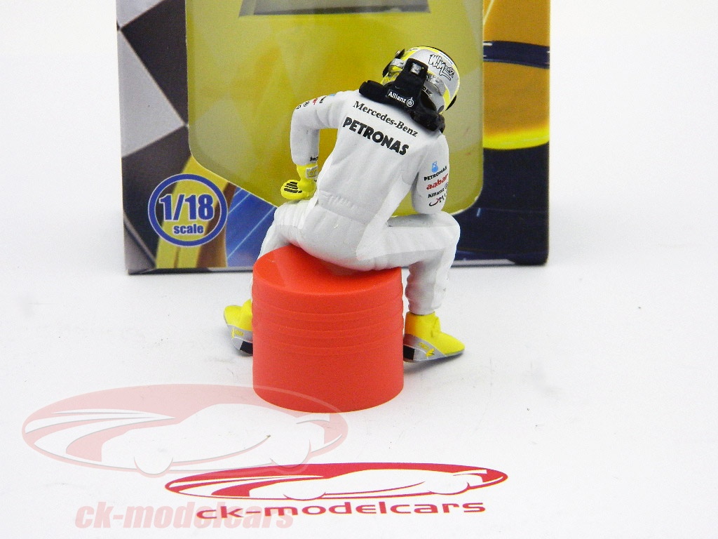 TopModelCollection 1:18 Nico Rosberg driver figure formula one standing ...