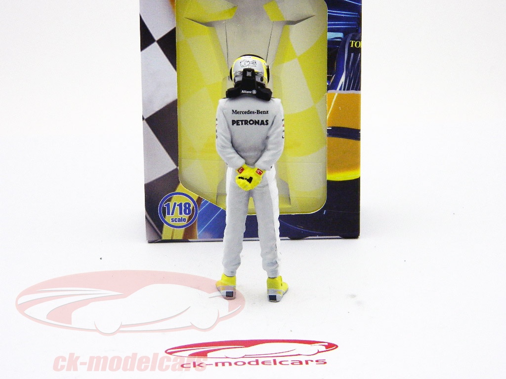 TopModelCollection 1:18 Nico Rosberg driver figure formula one standing ...