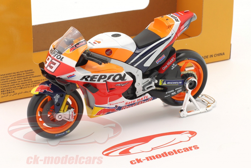 Maisto 1:18 Marc Marquez Honda RC213V #93 MotoGP 2021 36372 #93 модель ...