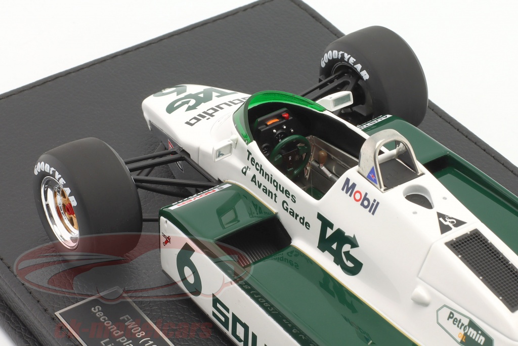 GP Replicas 1:18 Keke Rosberg Williams FW08 #6 2ème Belge GP formule 1 ...