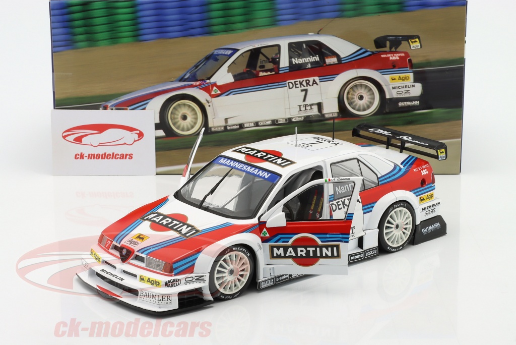 WERK83 1:18 A. Nannini Alfa Romeo 155 V6 TI #7 Martini Racing Alfa ...