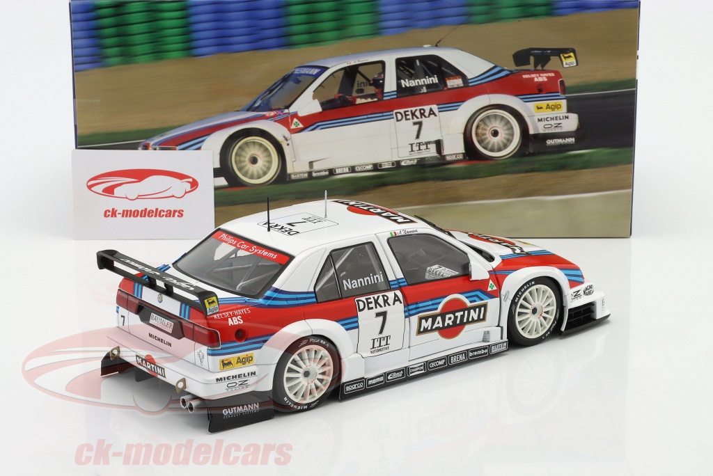 Werk83 1:18 A. Nannini Alfa Romeo 155 V6 TI #7 Martini Racing Alfa Corse DTM / ITC 1995 W1801005 ...