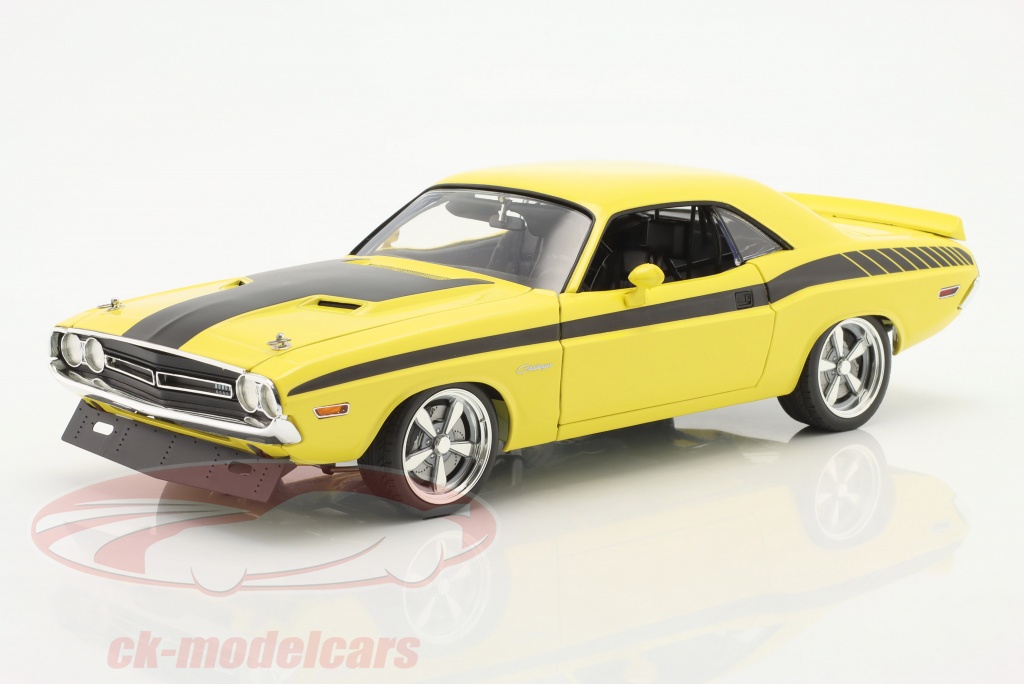 GMP 1:18 Dodge Challenger Trans Am Streetfighter Chicayne 1972 gelb ...