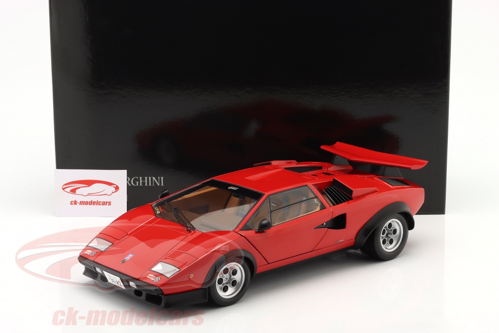 Kyosho 1:12 Lamborghini Countach LP500S Walter Wolf 1982 red 08617R ...
