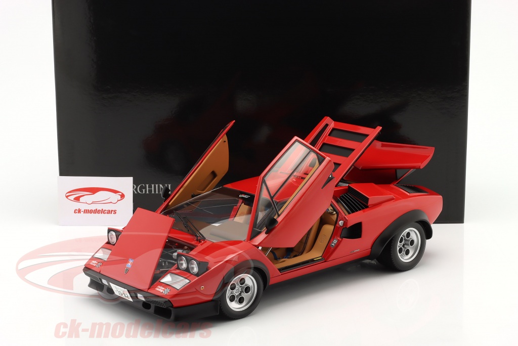 Kyosho 1:12 Lamborghini Countach LP500S Walter Wolf 1982 red 08617R ...