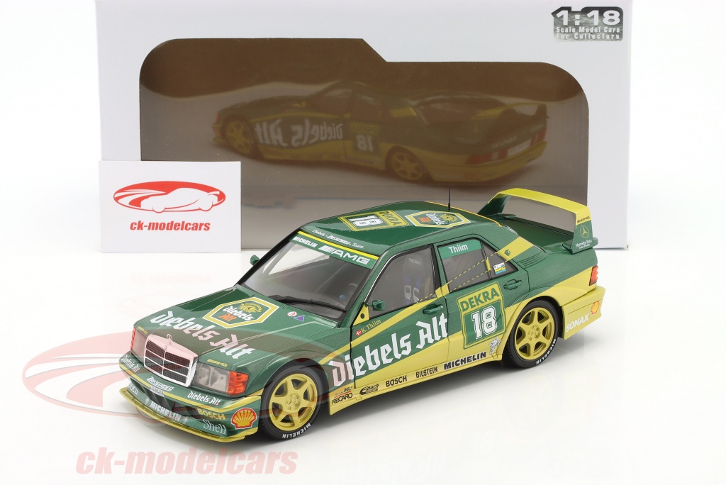 Solido 1:18 Mercedes-Benz 190E 2.5-16 Evo II #18 DTM 1992 Kurt Thiim S1801009 model bil S1801009 ...