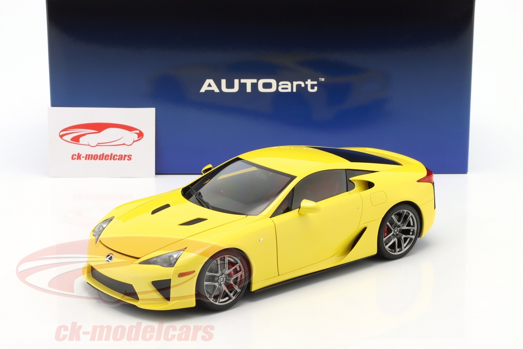 AUTOart 1:18 Lexus LFA Baujahr 2010 perlgelb 78854 Modellauto 78854 ...