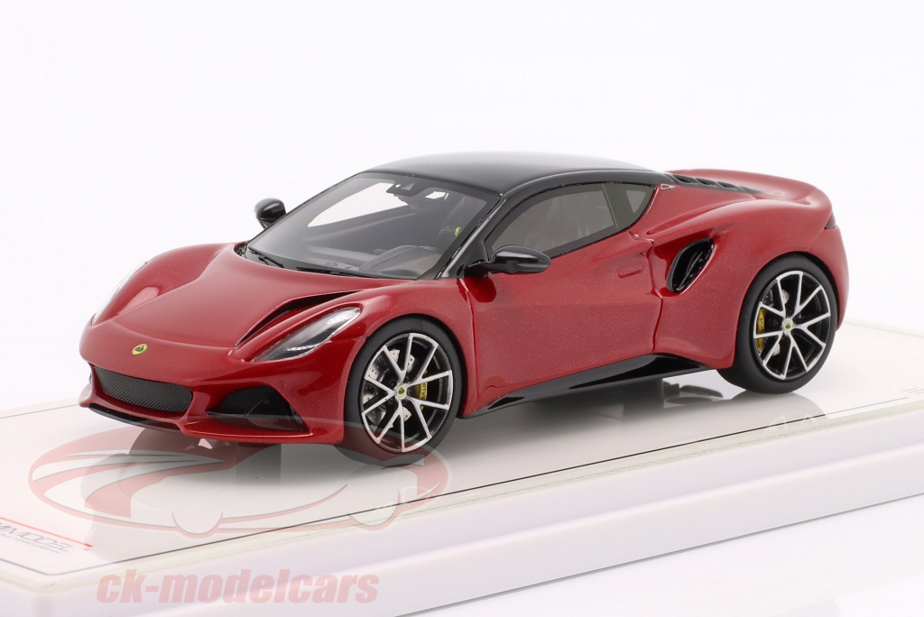 True Scale 1:43 Lotus Emira year 2022 magma red TSM430589 model car ...