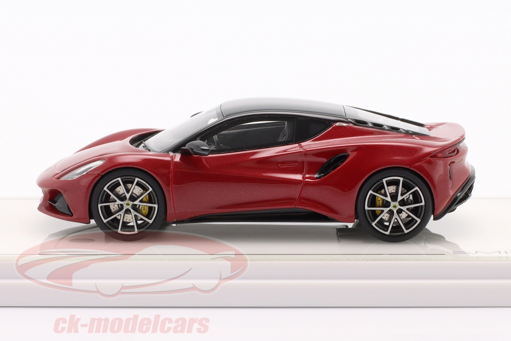 True Scale 1:43 Lotus Emira year 2022 magma red TSM430589 model car ...