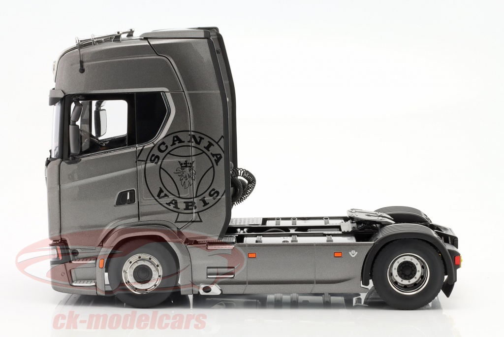 NZG 1:18 Scania V8 730S 4x2 tractor unit grey 1019/55 model car 1019/55 ...